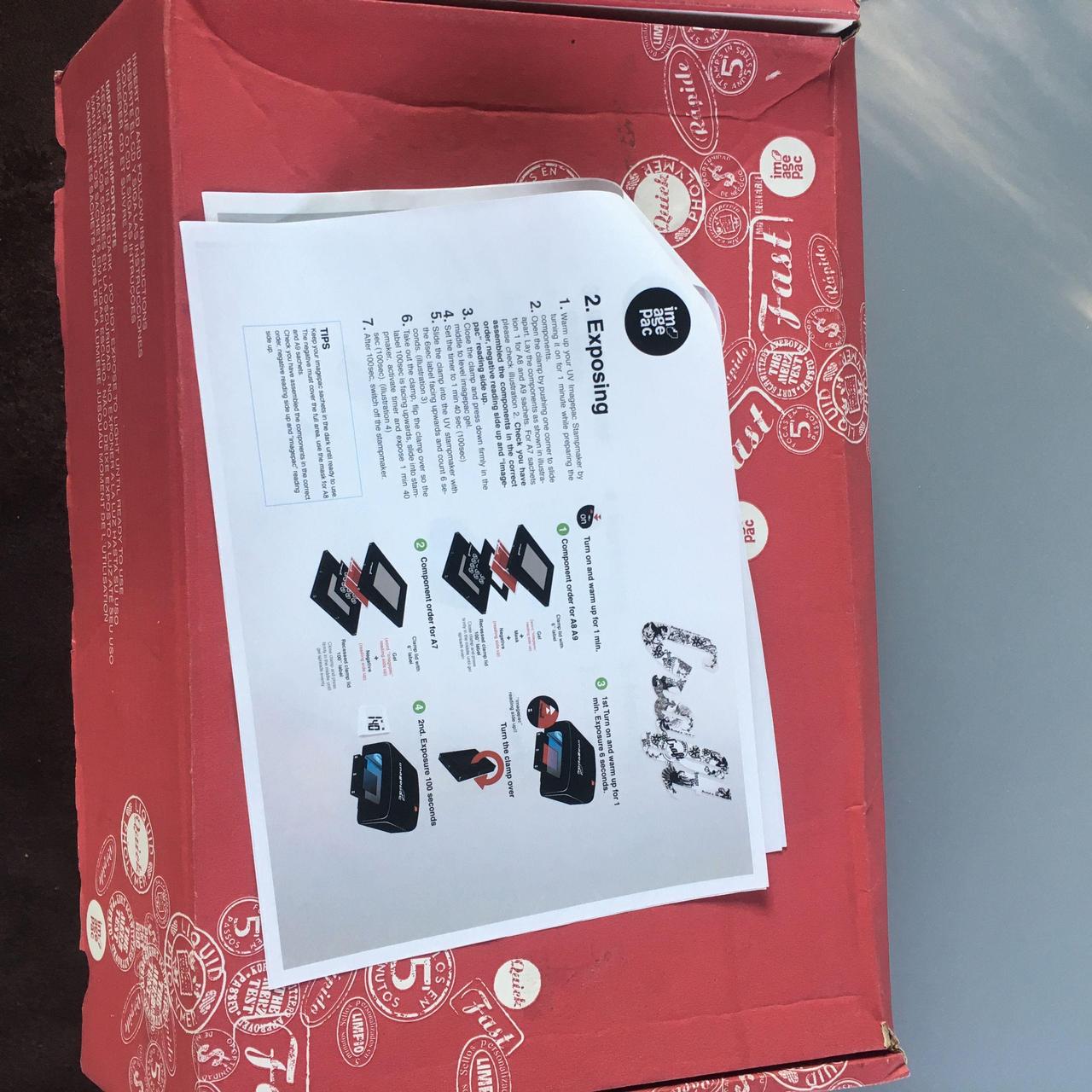 New StampMaker Craft Kit ImagePac with UV Light Box... - Depop