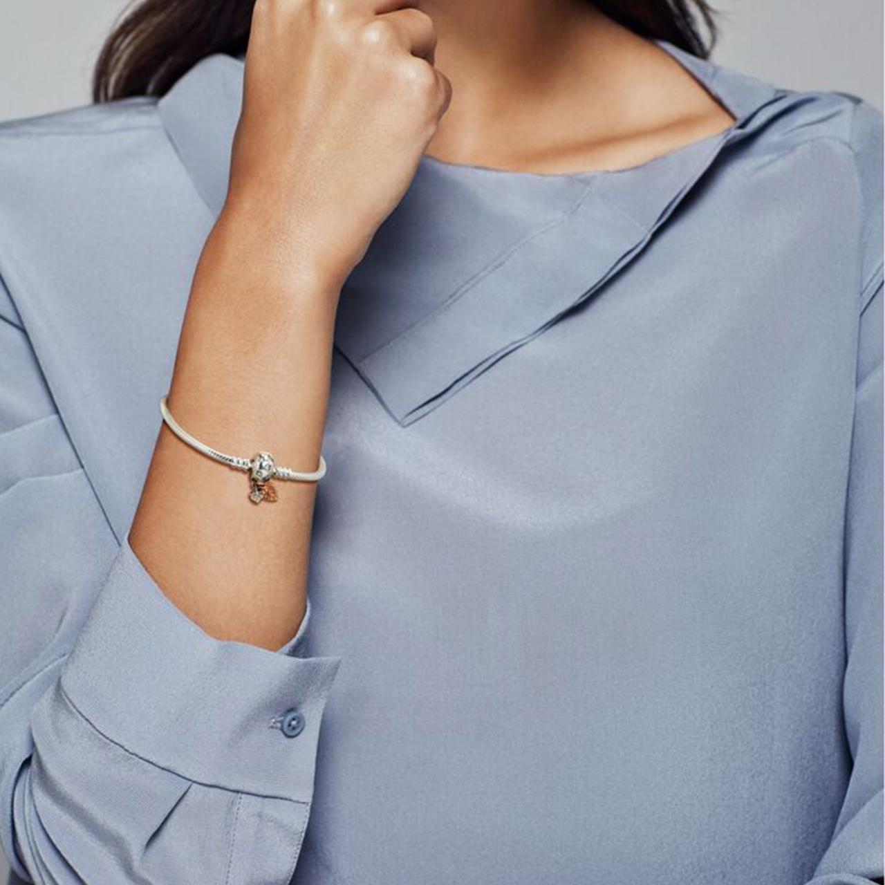 PANDORA Women's Silver and Gold Jewellery | Depop