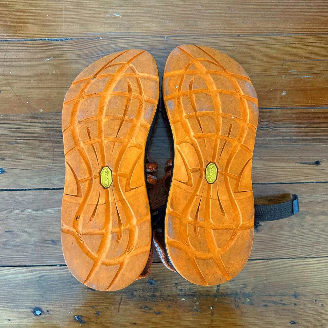 Chaco Women's Orange Sandals | Depop