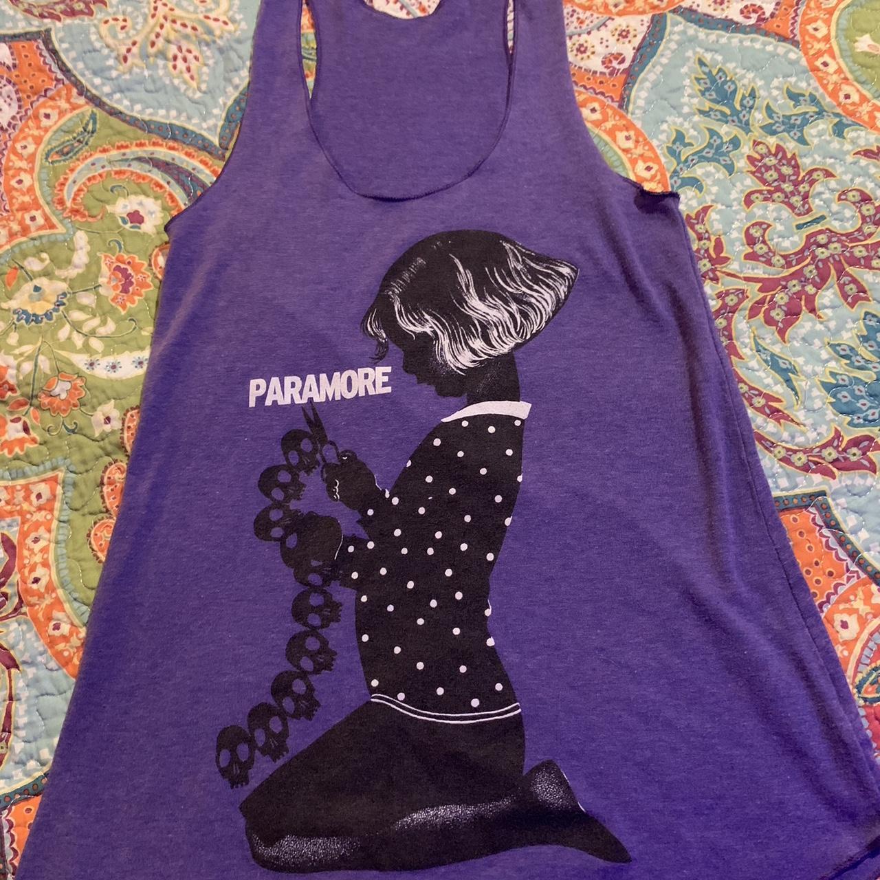 Purple paramore shirt - Depop