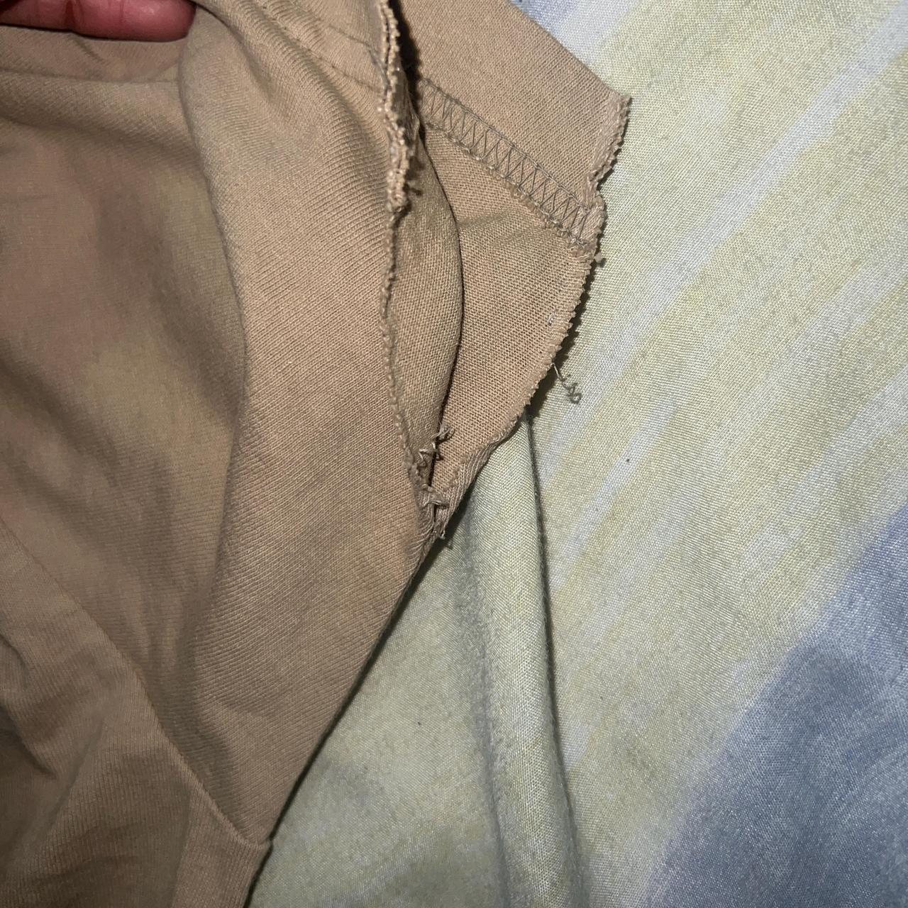 Tan and brown Travis Scott Astroworld tshirt... - Depop