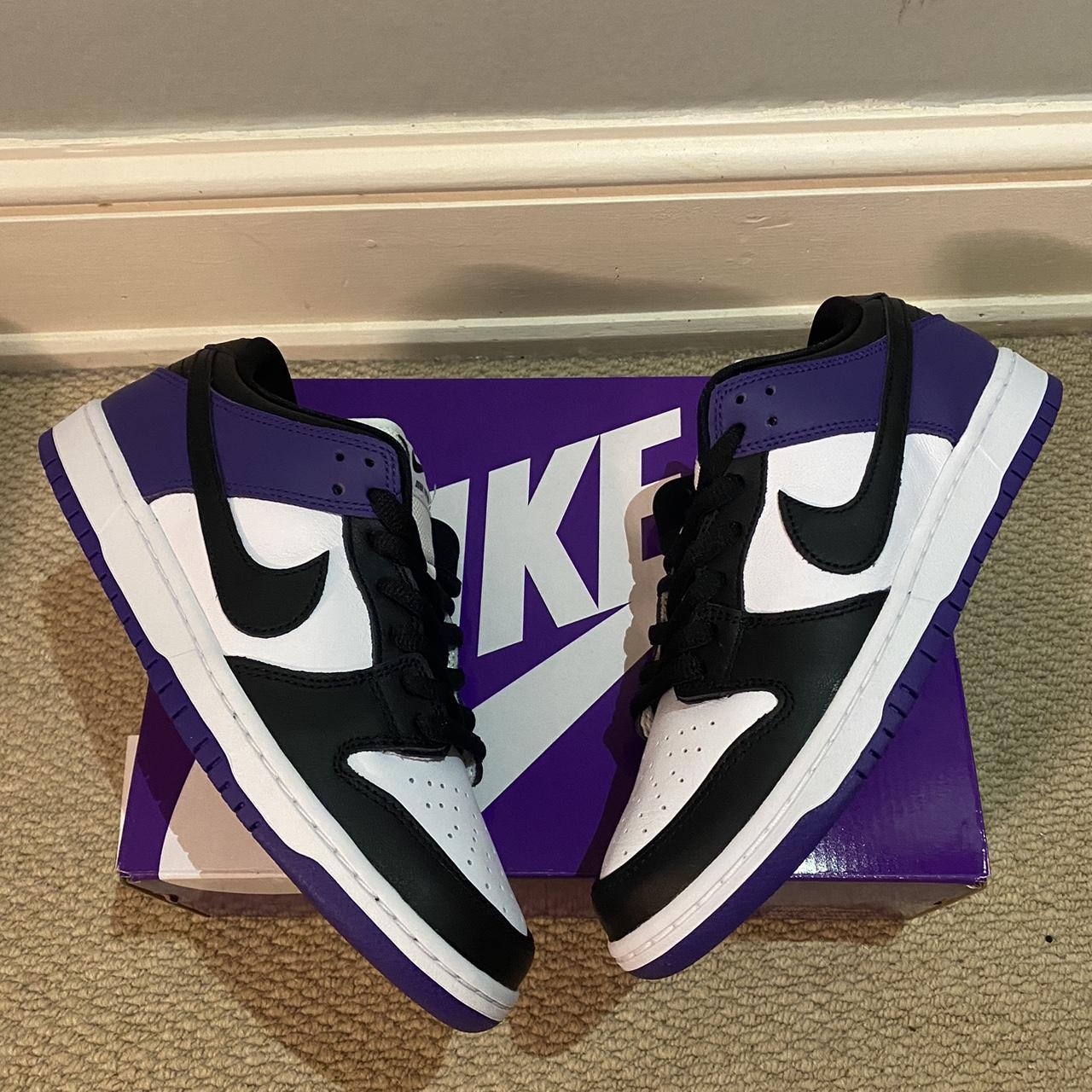 Nike SB Dunk Low Court Purple Uk 9 - Depop