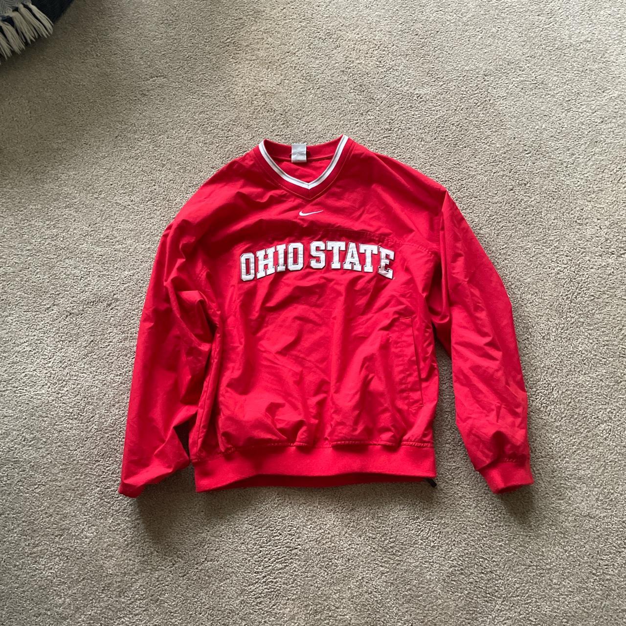 Nike Center swoosh college Ohio state crew neck - Depop