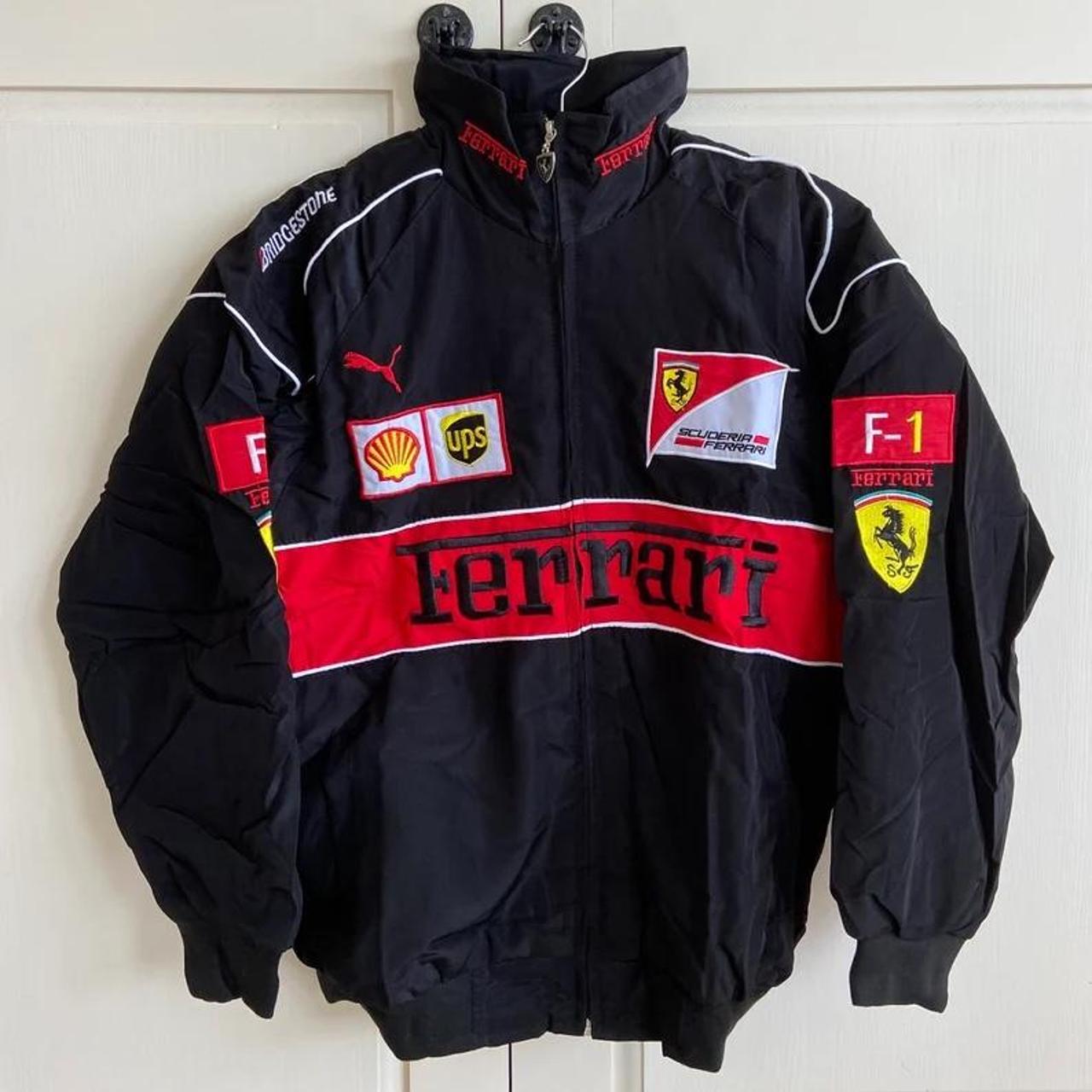 VINTAGE FERRARI JACKET the sickest jacket ever!... - Depop