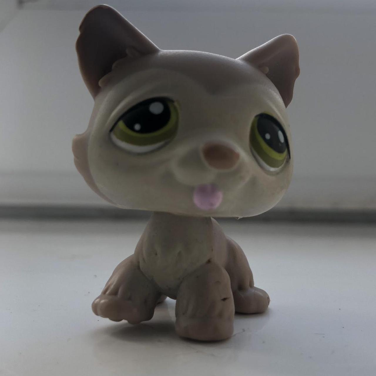 LPS husky with brown fur and green eyes #LPS... - Depop