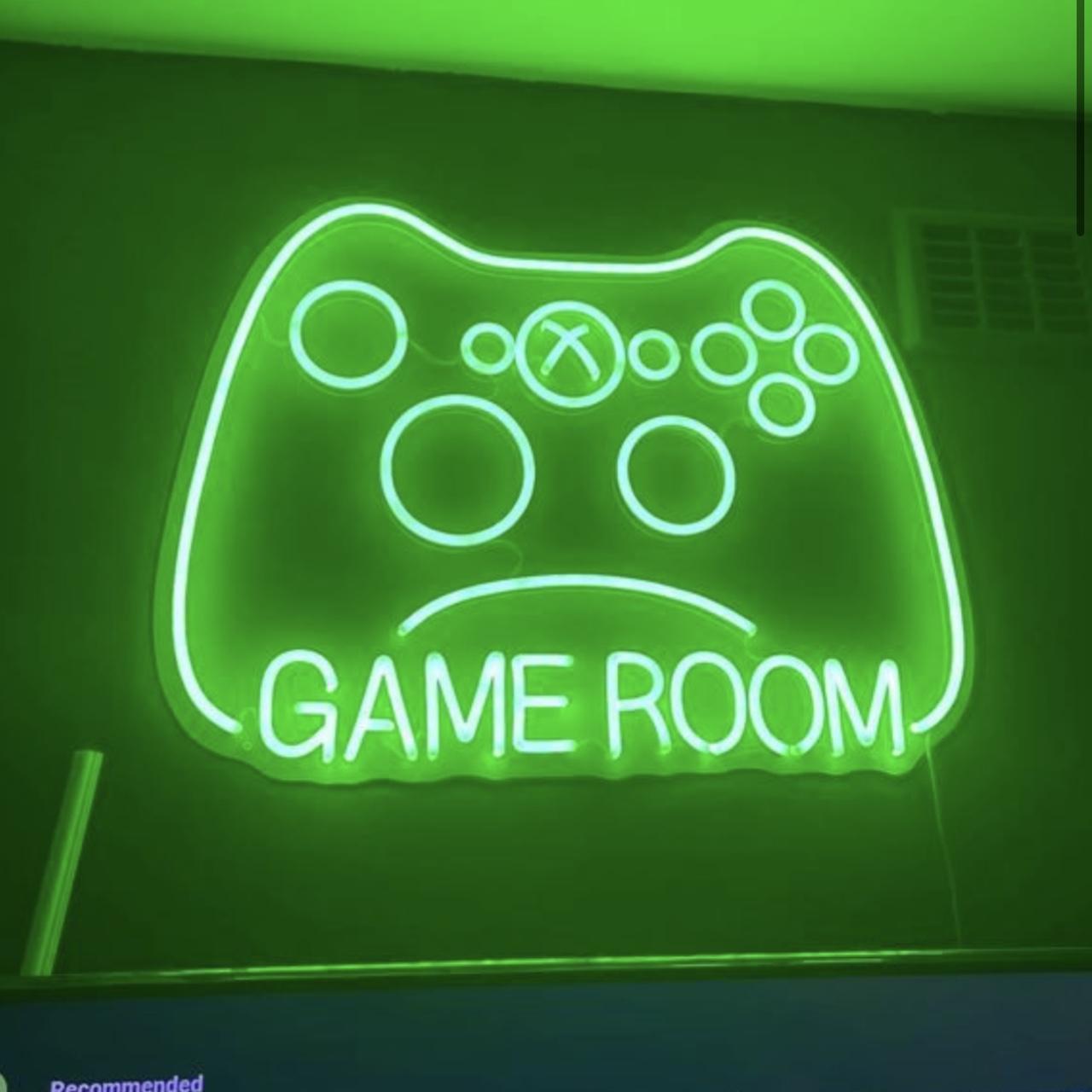 Green neon light. ‘Games room’ green neon light... - Depop