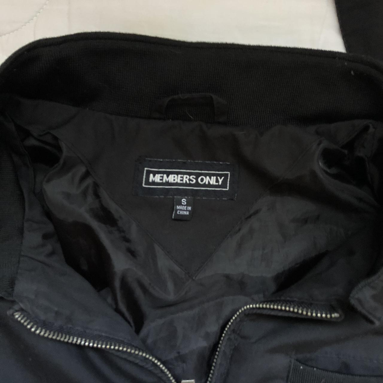 Members only jacket size small #membersonly #black... - Depop