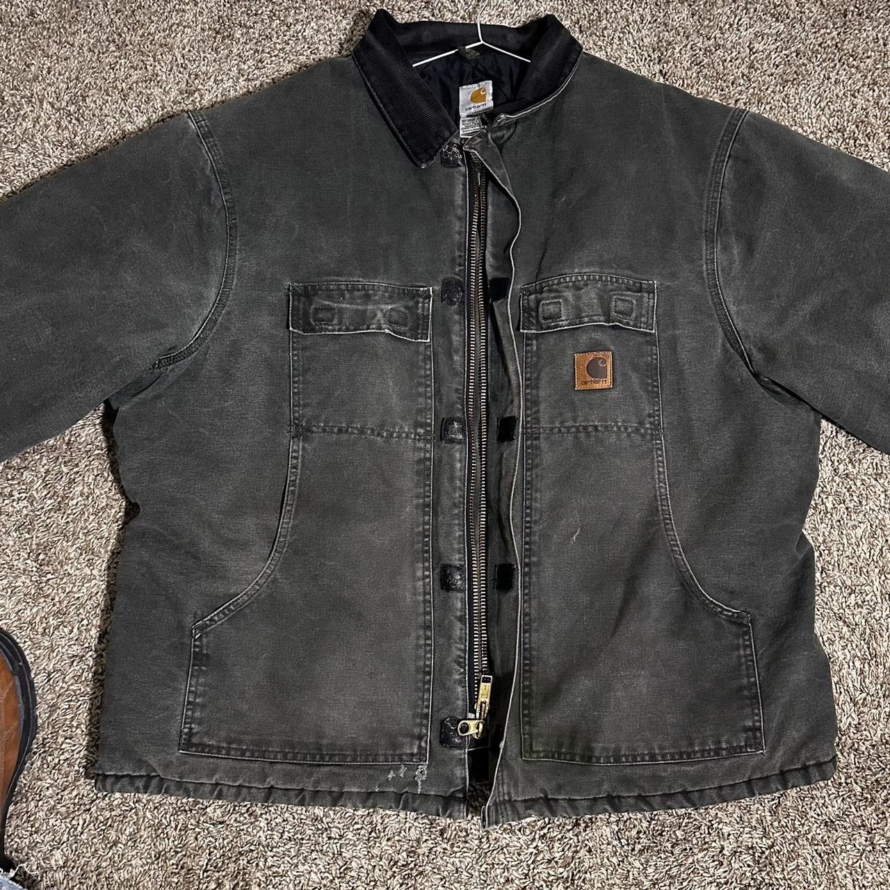Moss C26 Carhartt Jacket Sz XXL Worn, soft, &... - Depop