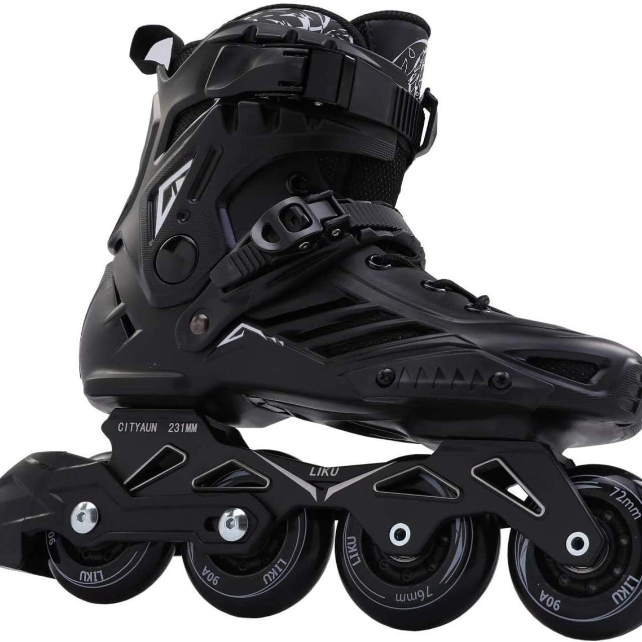 LIKU Black Professional Inline Skates... - Depop