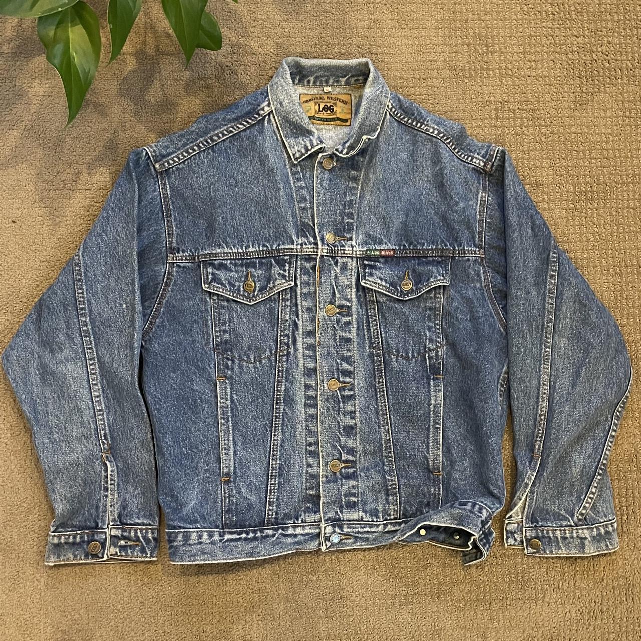 Vintage Lee denim jacket Jean jacket Amazing... | Depop