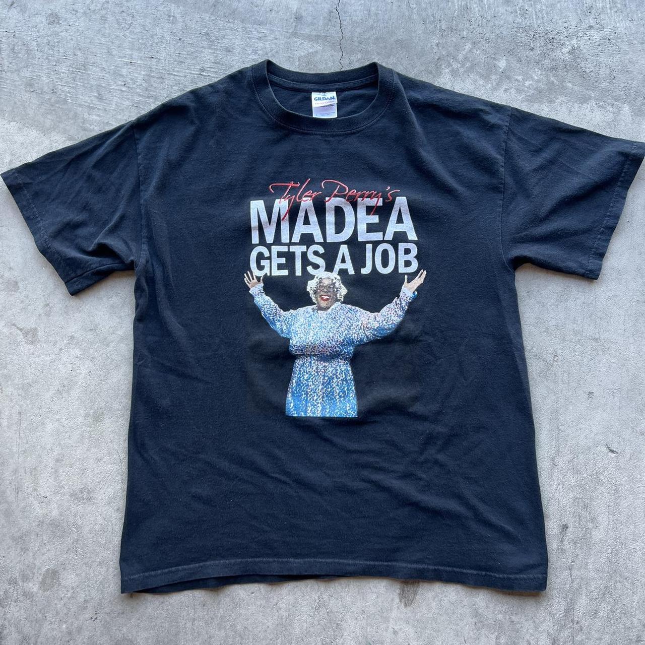 Madea gets a job movie promo tee with back hit Size... - Depop