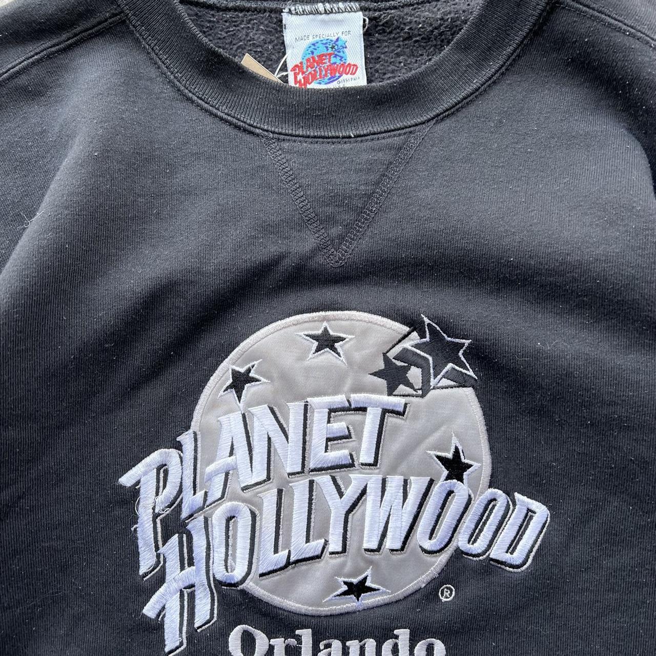 90s Planet Hollywood crew neck Size large - Depop