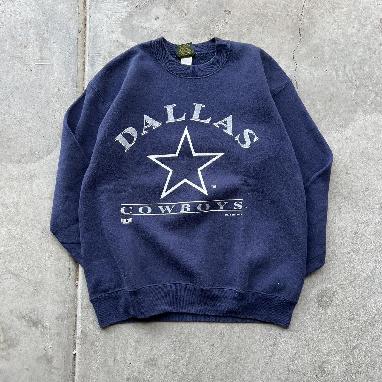 90s cowboys crew neck Size m - Depop