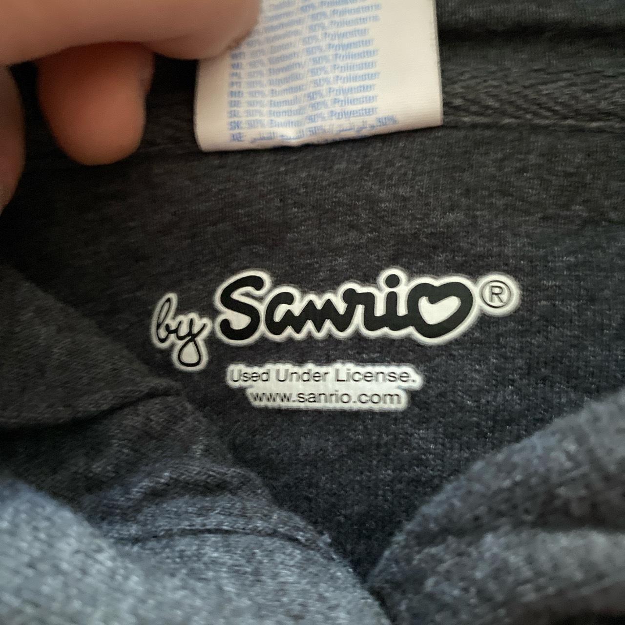 grey hello kitty hoodie super cute and so soft on... - Depop