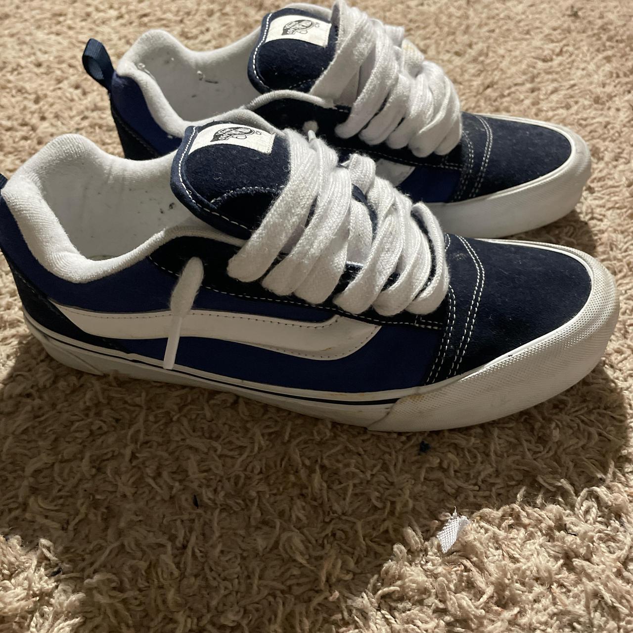 Knu Skool Vans Size 10.5 No box Obviously very used... - Depop