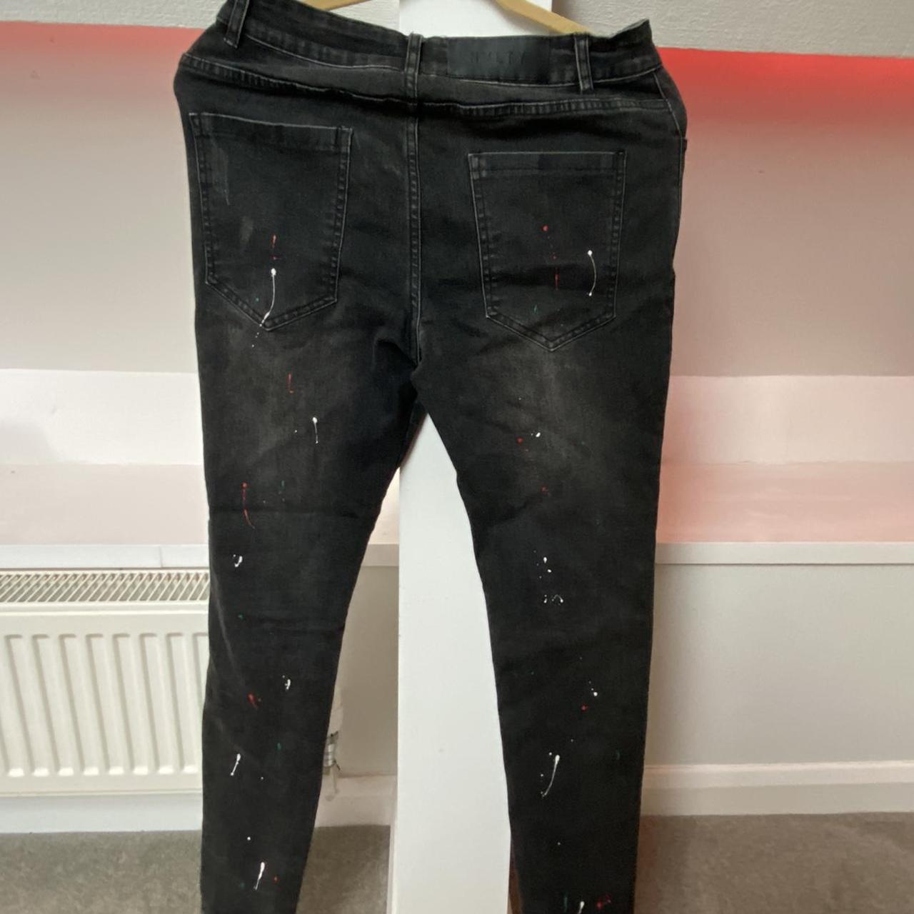 NVLTY paint platter jeans £35 each or £60 for the... - Depop