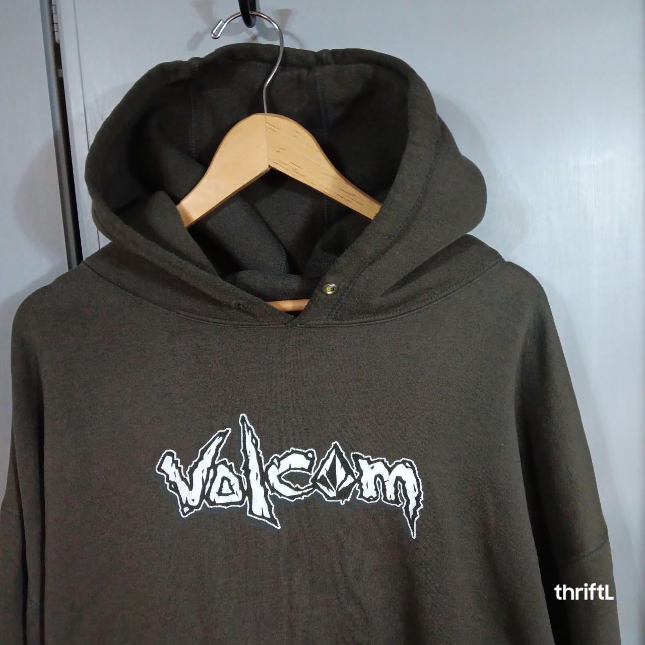 Y2k baggy volcom hoodie Tagged size XL X Large see... - Depop