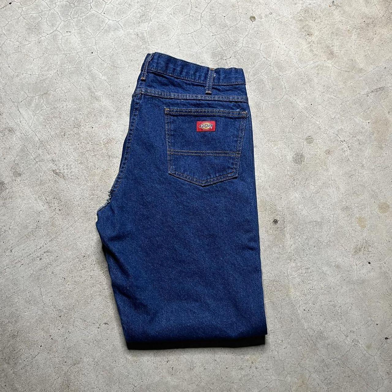Dickies Mens Blue And Navy Jeans Depop