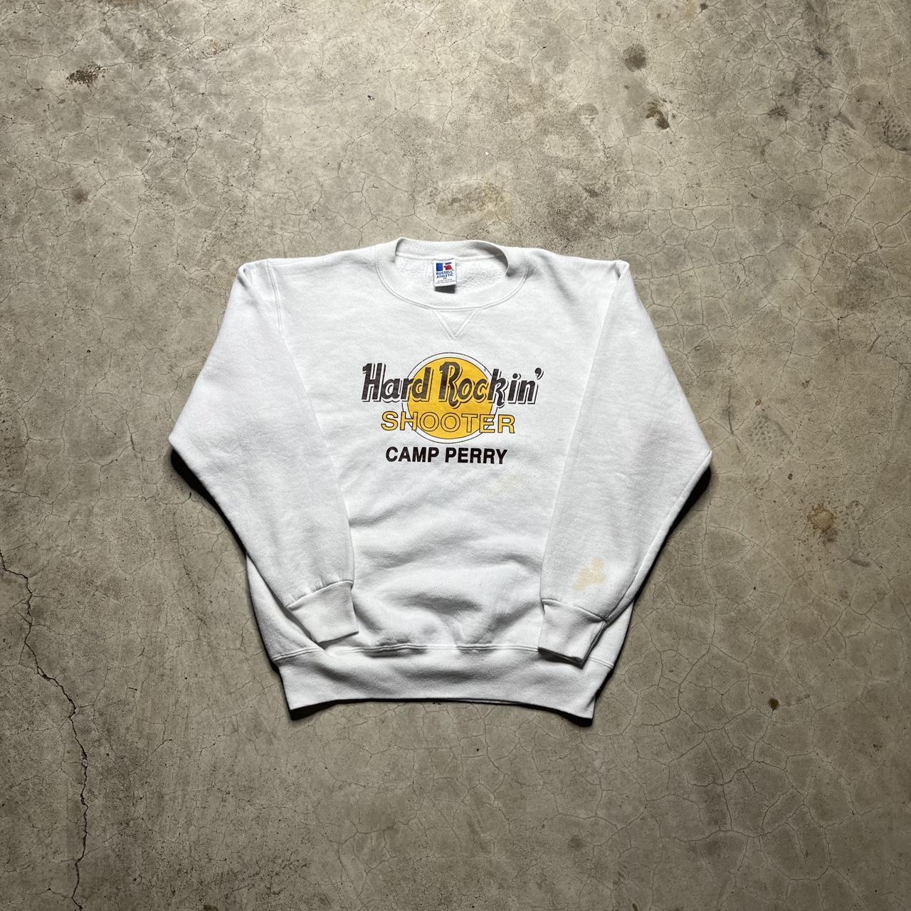 Vintage 90s Hard Rockin Camp Perry Sweatshirt SIZE... - Depop