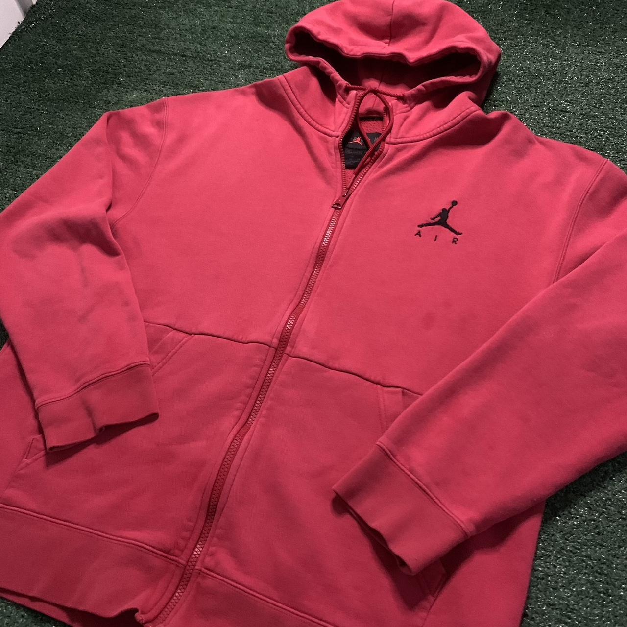 00s Nike Jordan Zip Up Hoodie Size XL Good Condition... - Depop