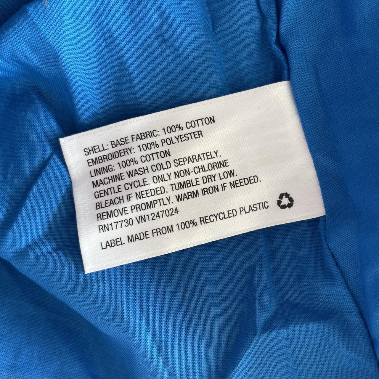 RHODE x Target Blue and White Puff Sleeve Dress New... - Depop