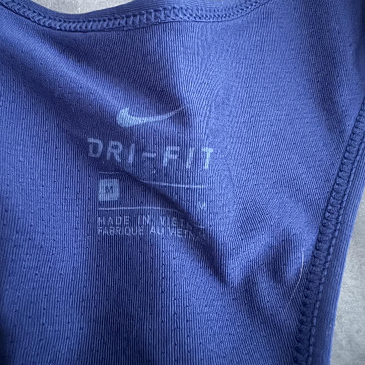 Nike Dri-Fit cropped compression workout tank, size... - Depop