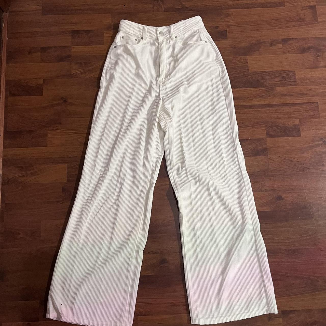 GLASSONS white corduroy pants Bought for $60 but... - Depop