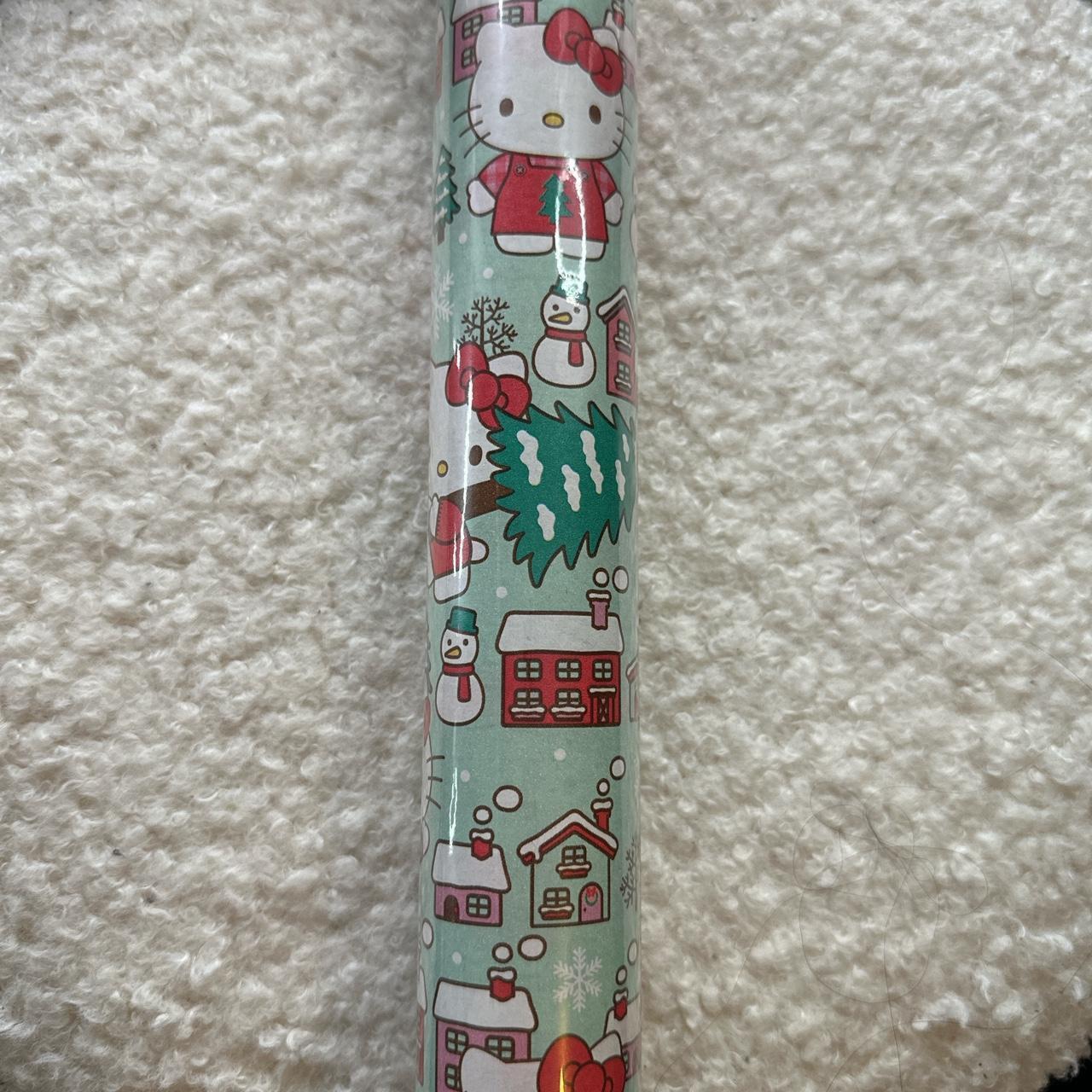 Brand new hello kitty Sanrio Wrapping paper roll - Depop