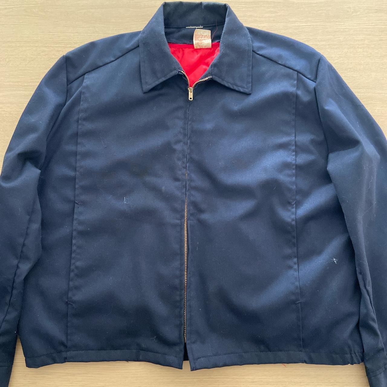 Real Vintage American workwear jacket with Removable... - Depop