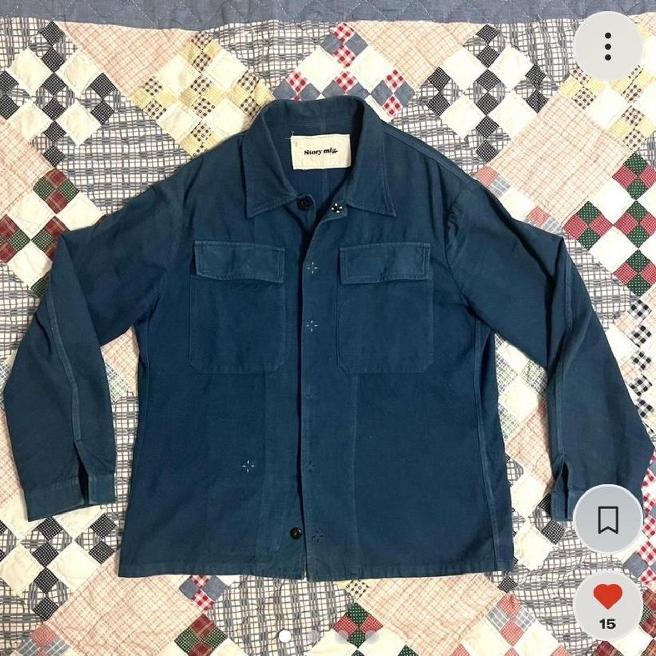 Story MFG jacket Handmade Lovely stitching and... - Depop