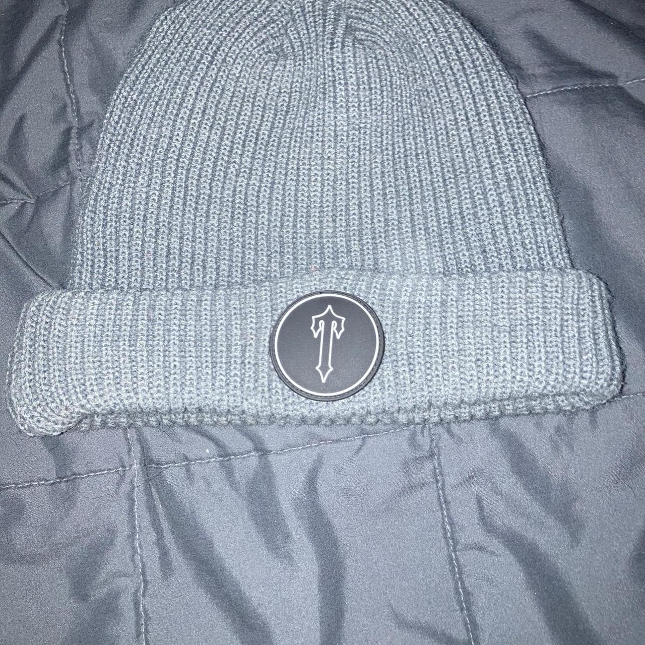 grey trapstar beanie worn a few times great condition - Depop
