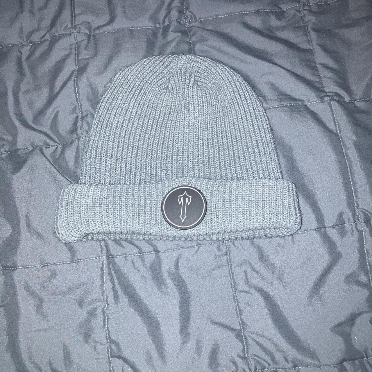 grey trapstar beanie worn a few times great condition - Depop