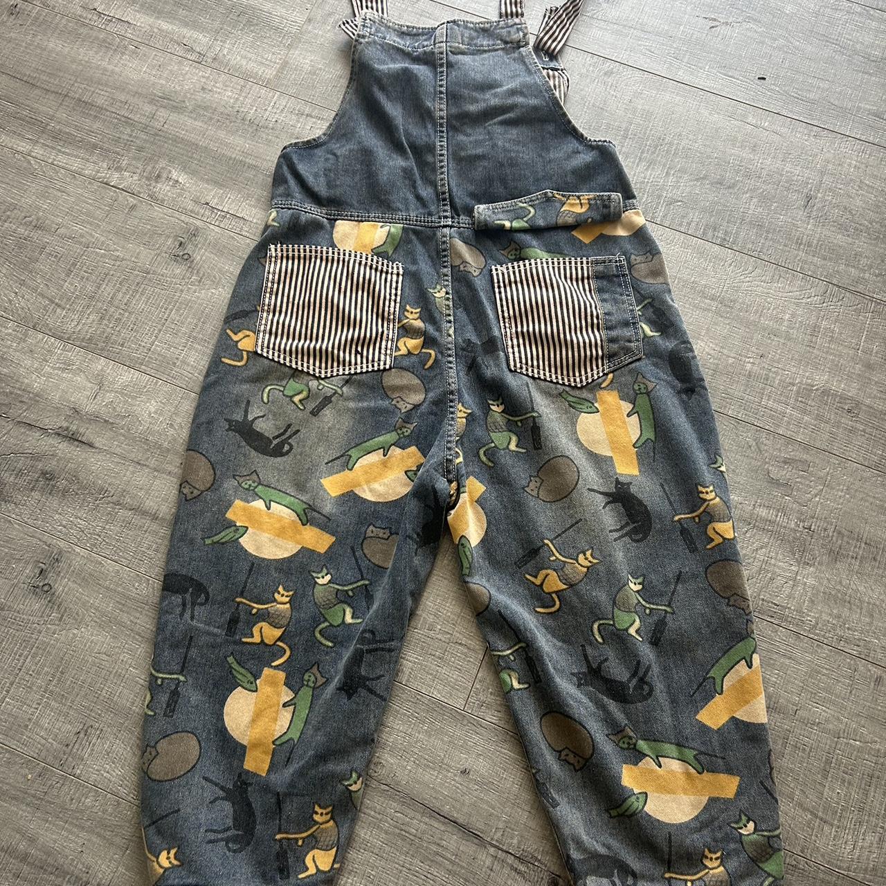 Cat overalls! They’re really cute but I just don’t... - Depop