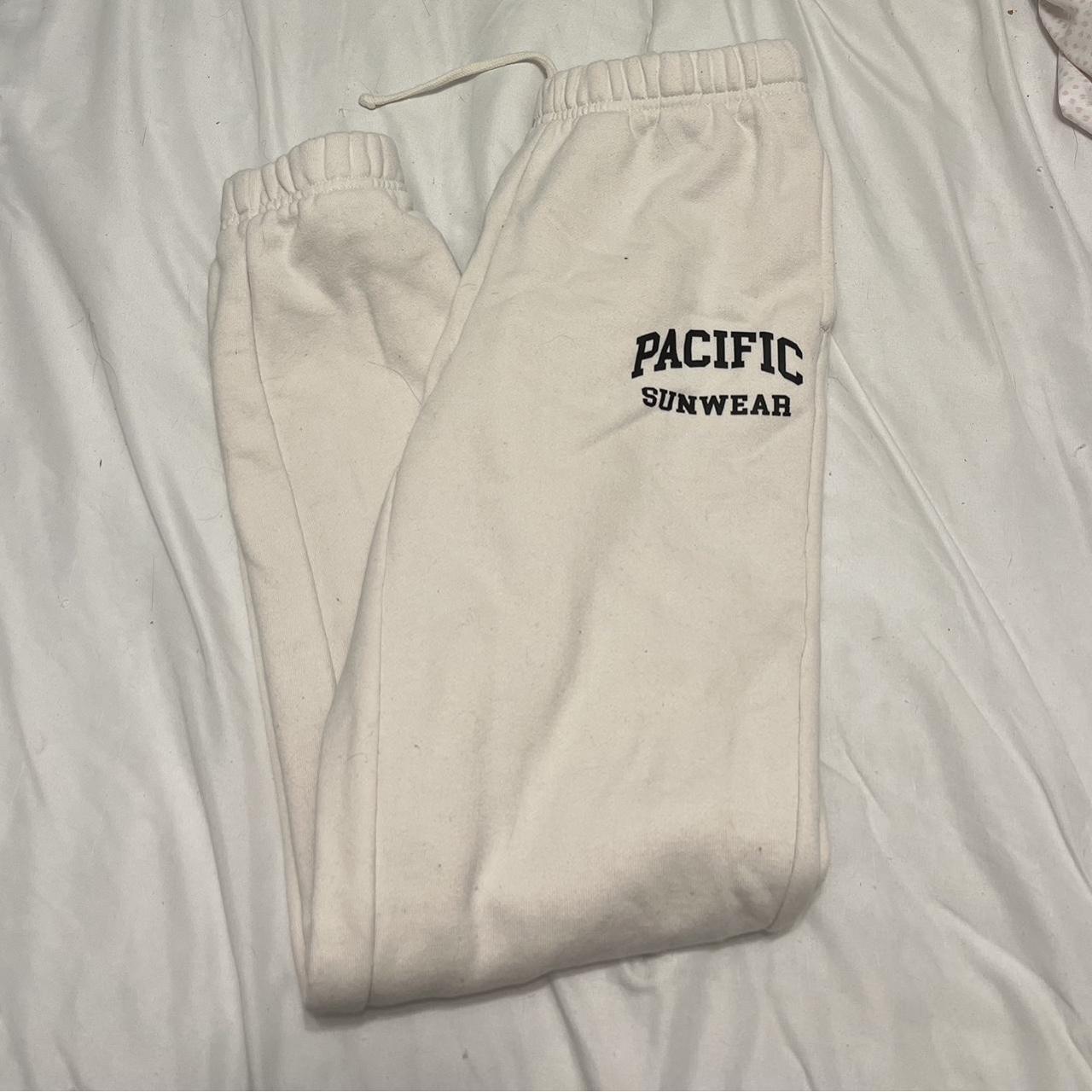 Beige pacsun sweatpants Worn once Shipping $4.39 - Depop