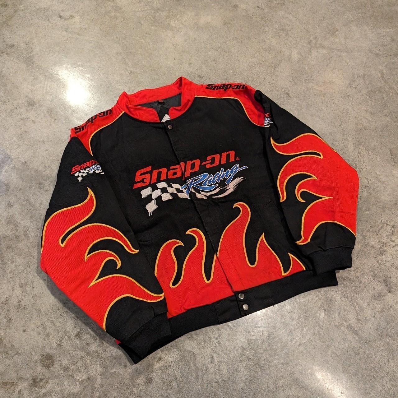 Vintage Nascar Racing Jacket🎈 Size XL. Snap On... | Depop