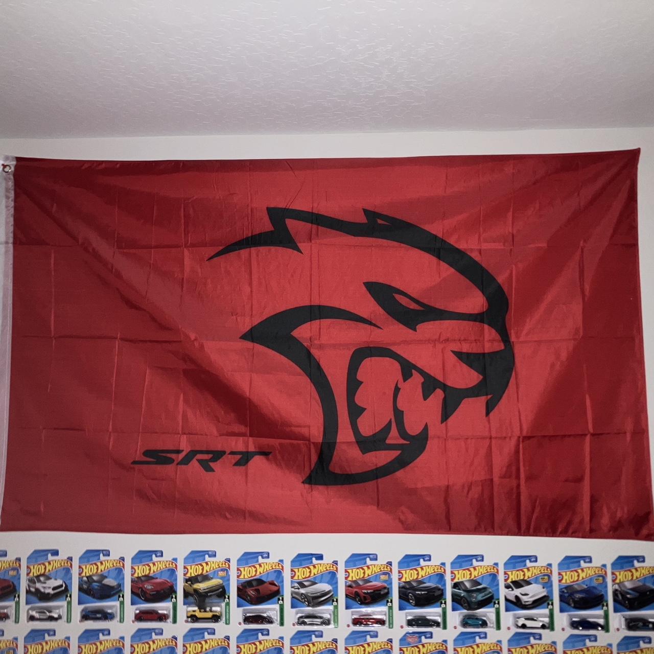 Dodge Hellcat SRT Flag 3x5ft - Depop