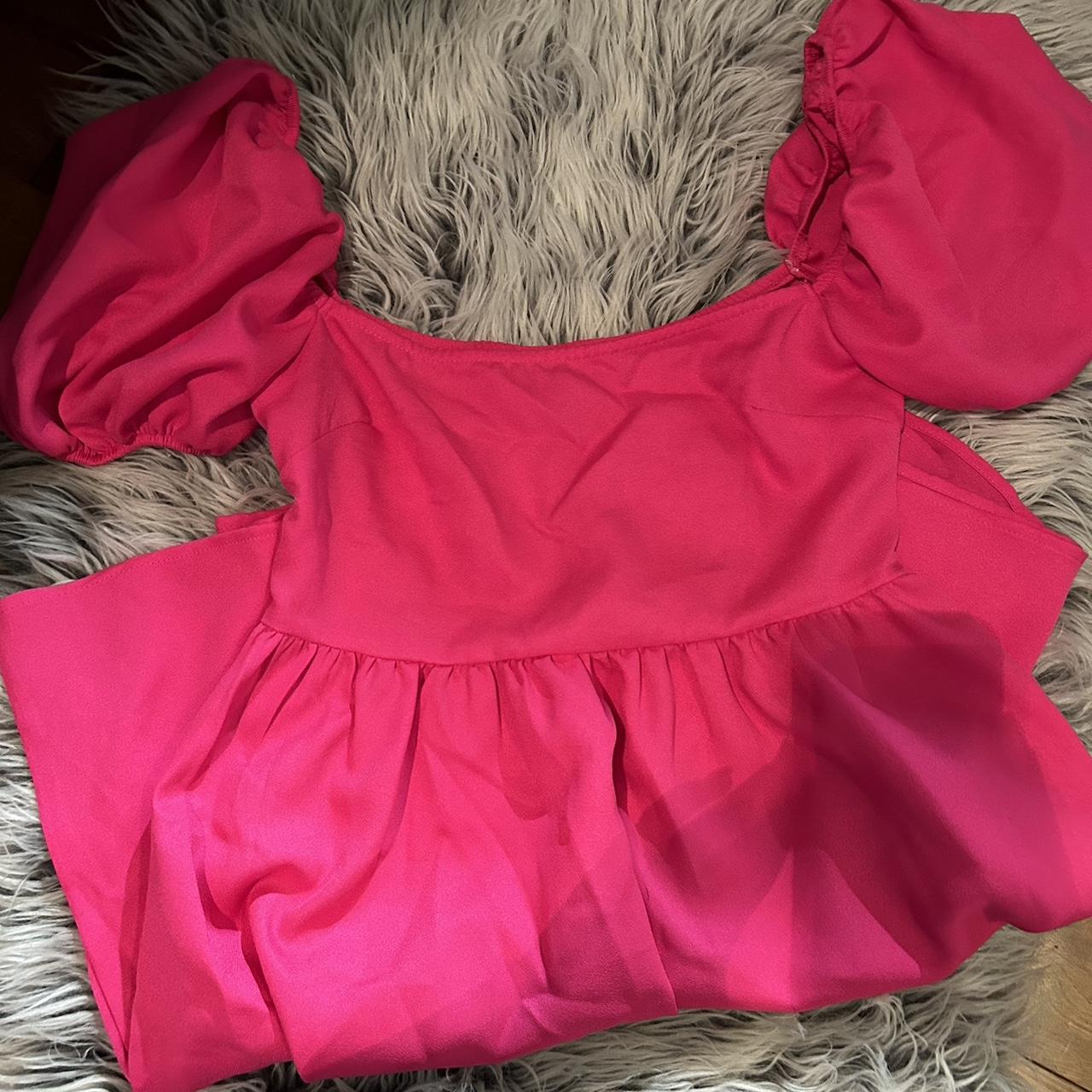 SHEIN Women's Pink Dress | Depop