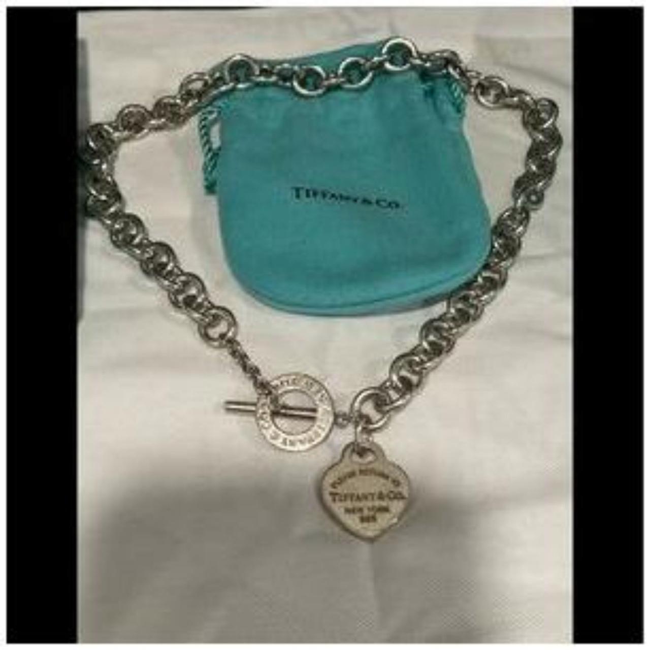 Tiffany & Co. Micro Bar Pendant Authentic... - Depop