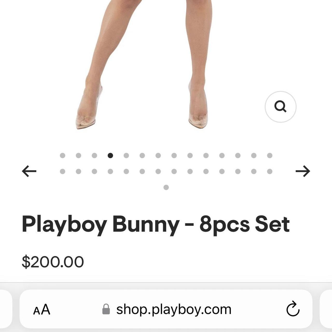 Authentic Playboy Bunny costume in pink - 8pcs Set I... - Depop