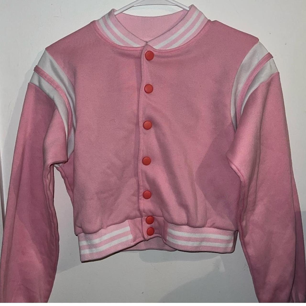 Pretty pink jacket Light weight - Depop