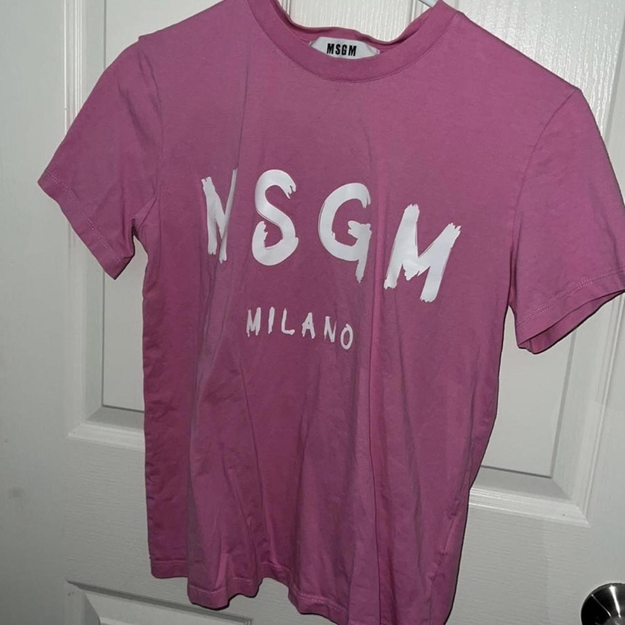 MSGM pink shirt Brand new without tag - Depop