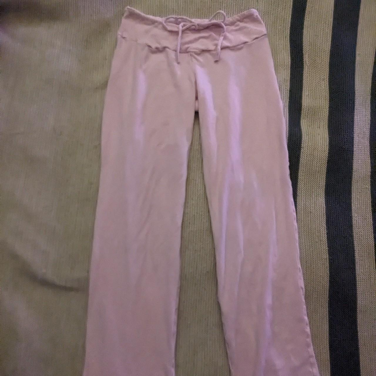 Comfy low rise pink sweat pants Very... - Depop