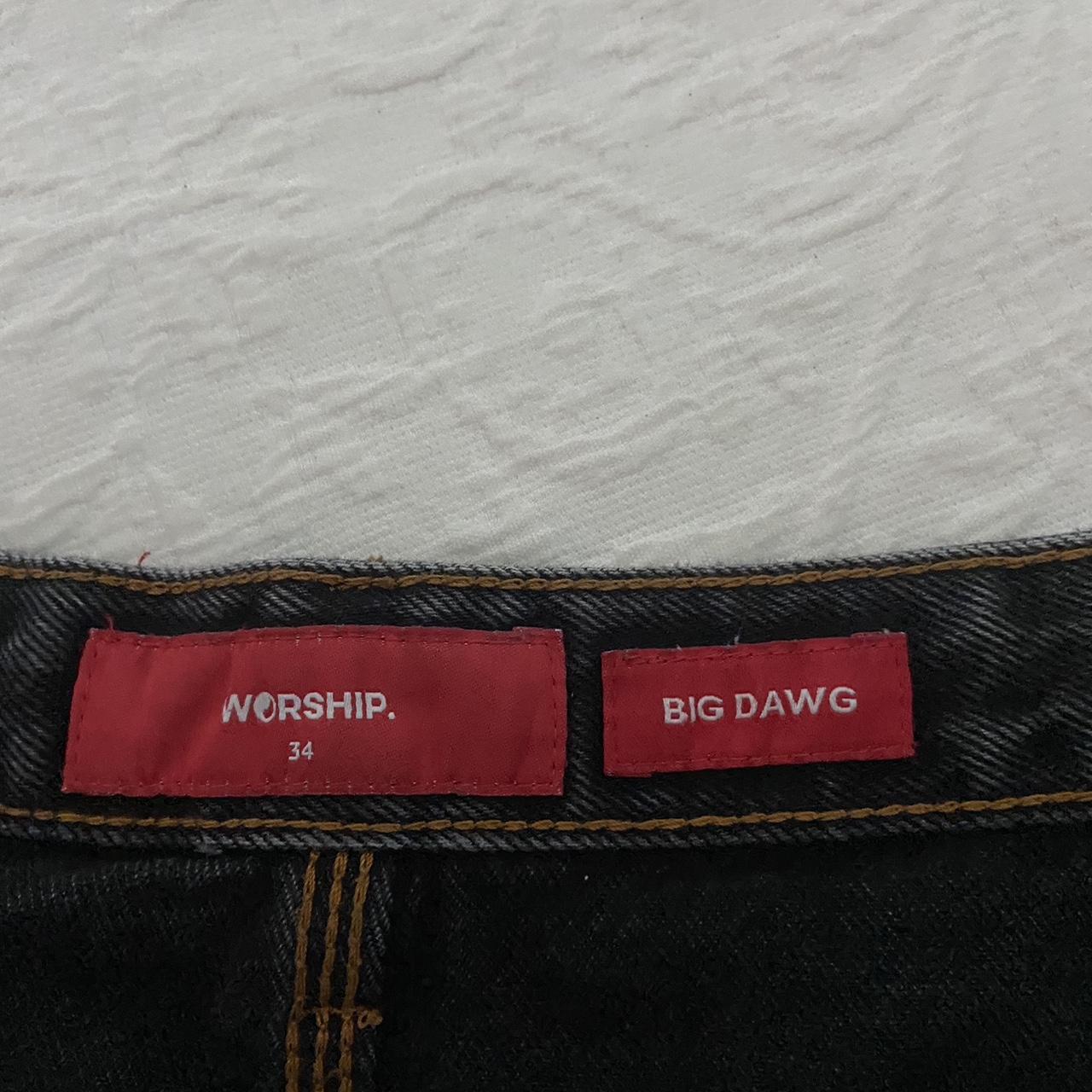 Worship Big Dawg Jorts Worn a couple of times Good... - Depop