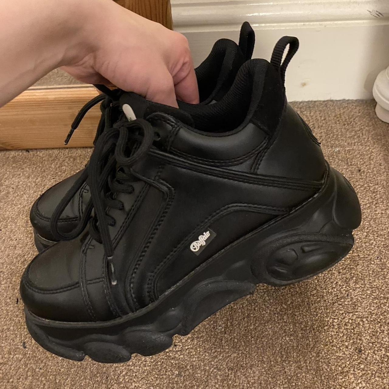 Buffalo platform corin trainers - size 4 barely... - Depop
