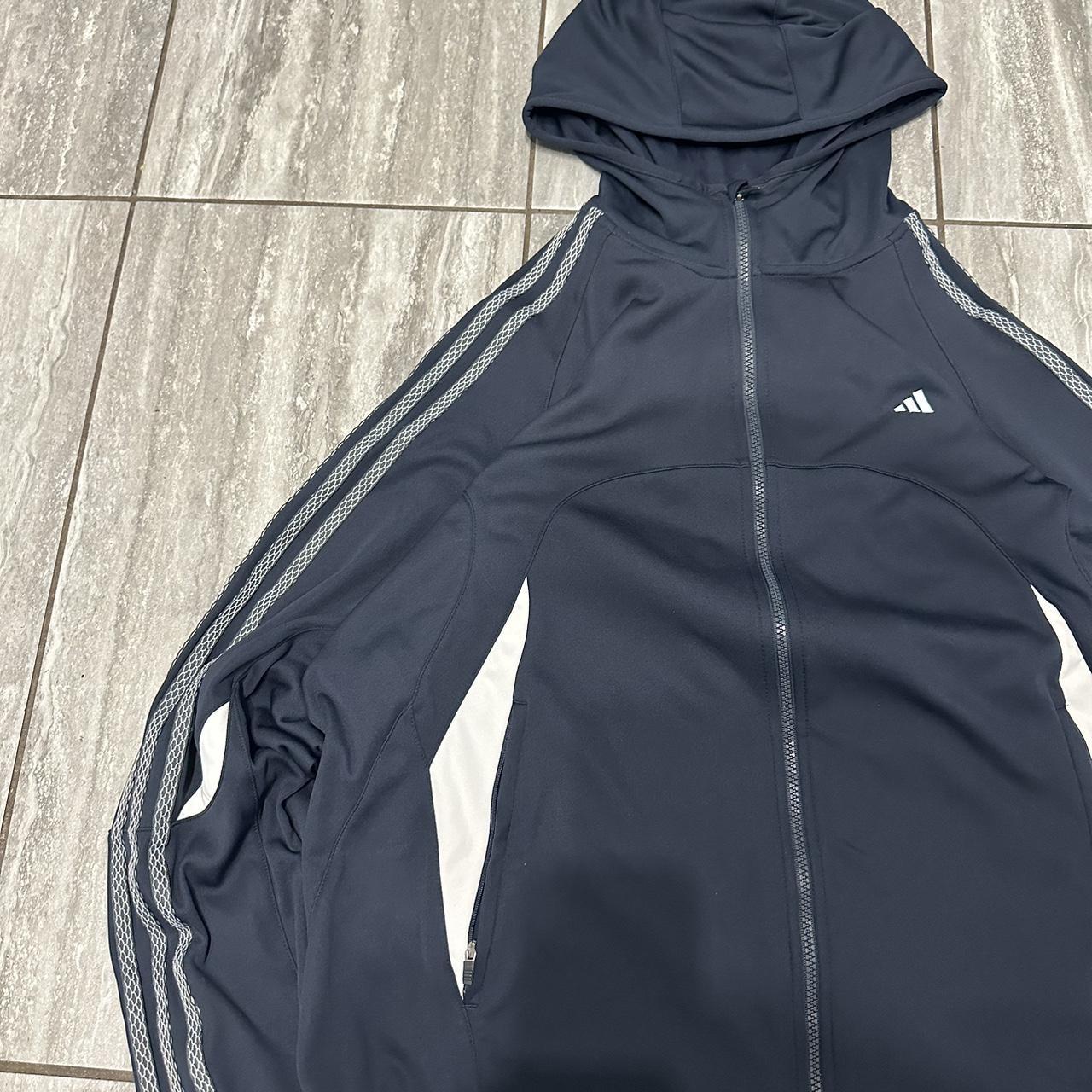 Insane vintage 2000s adidas chain link 3 striped... | Depop