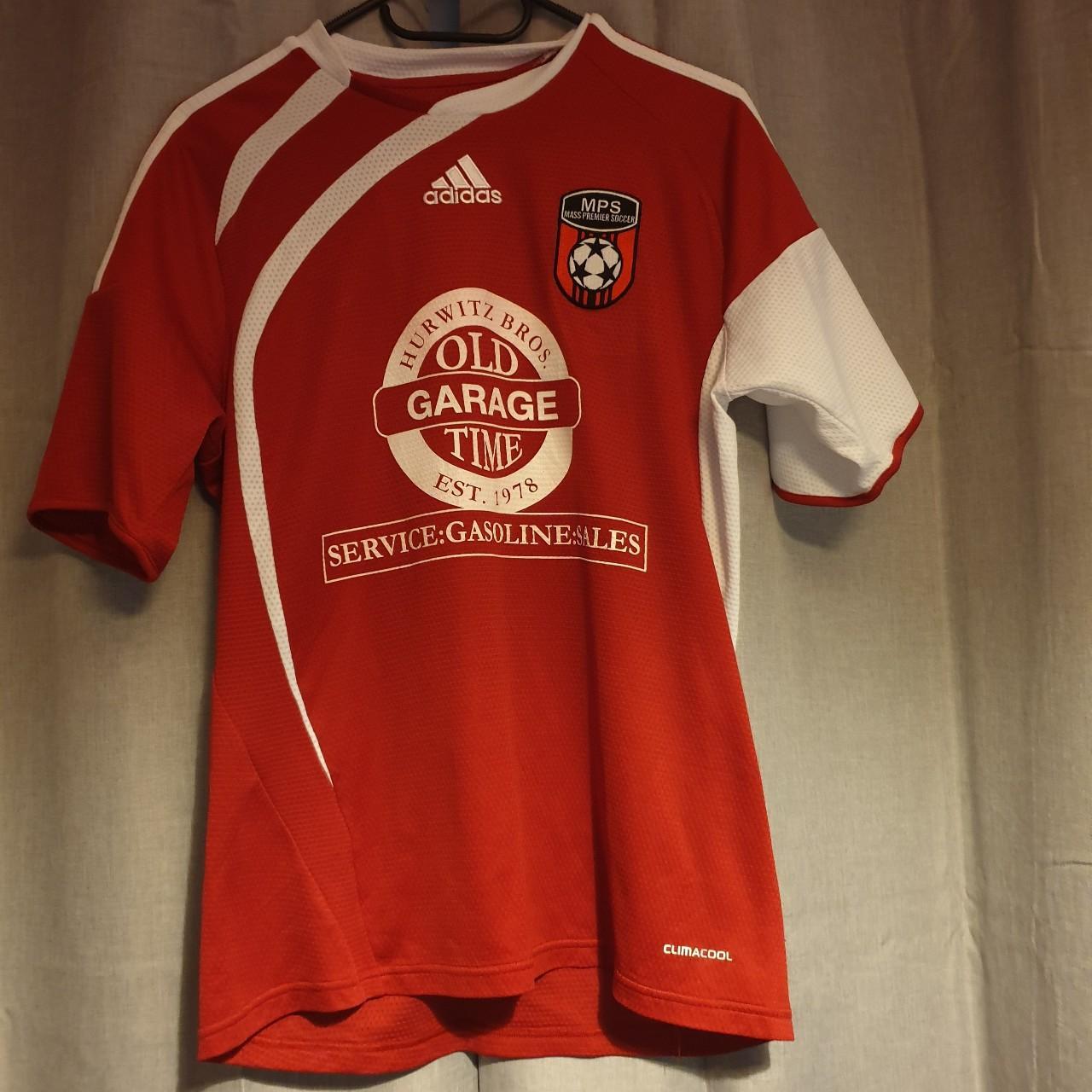 Adidas non league football shirt- mass premier... - Depop