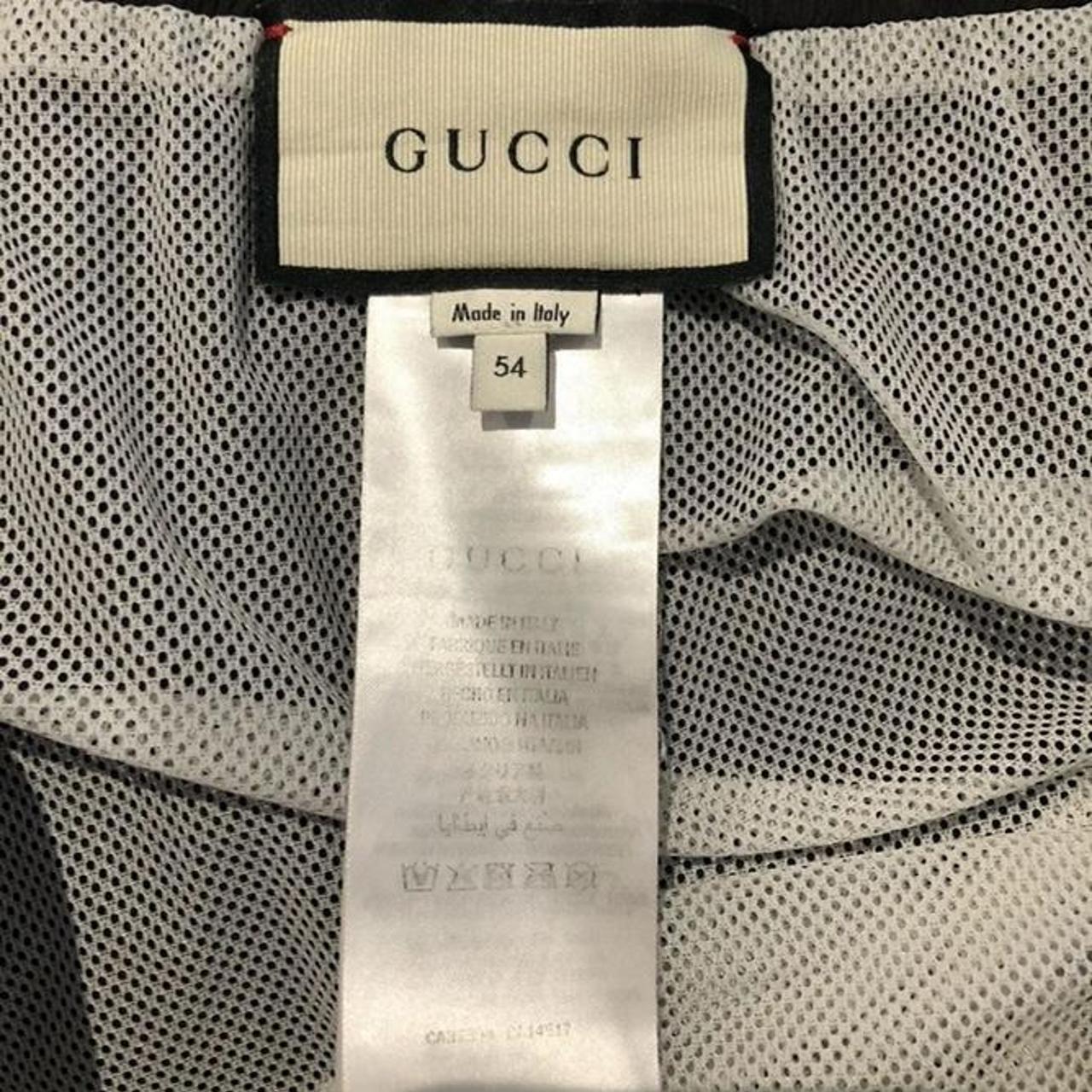 Gucci GG logo Tape Black nylon swim shorts size IT... - Depop