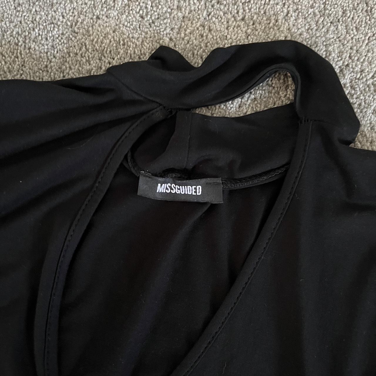 Missguided black bodysuit. Keyhole, choker style. Uk... - Depop