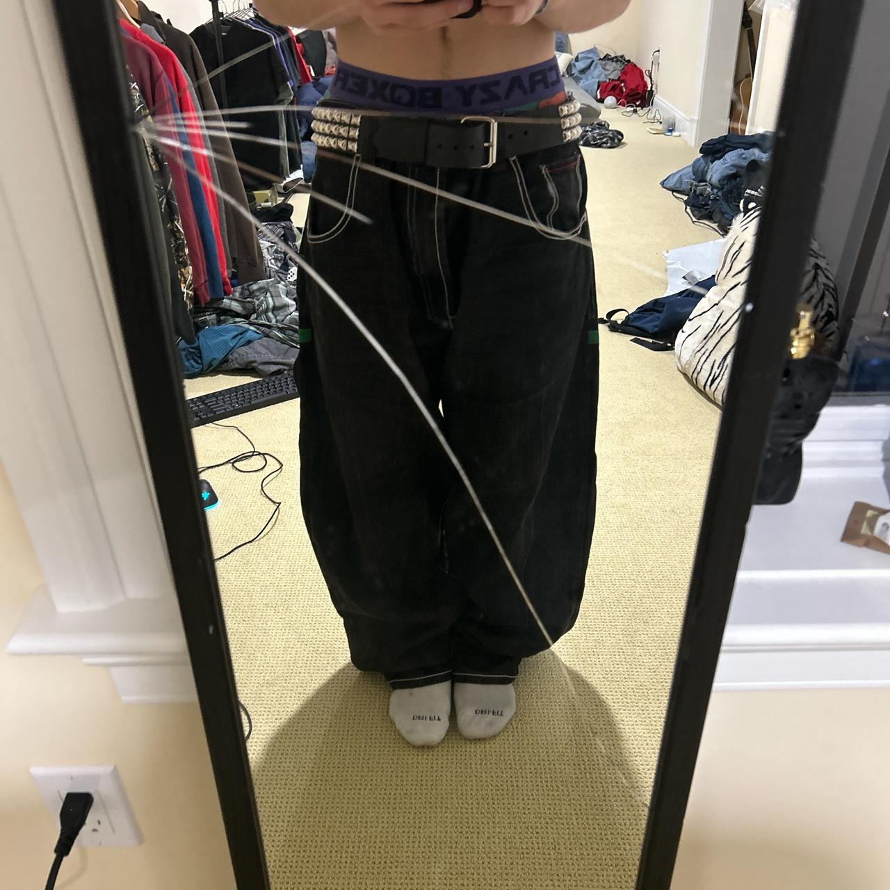 Y2K baggy evolution jeans 🔥 grail 🔥 Fit super good... - Depop