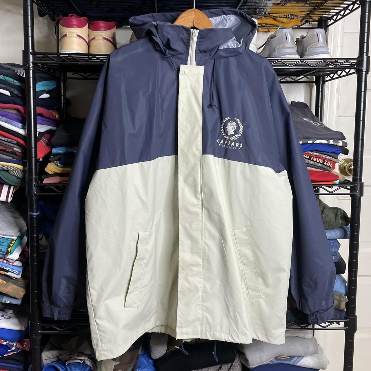 Caesars Palace Rain Jacket Size: Large Good... - Depop